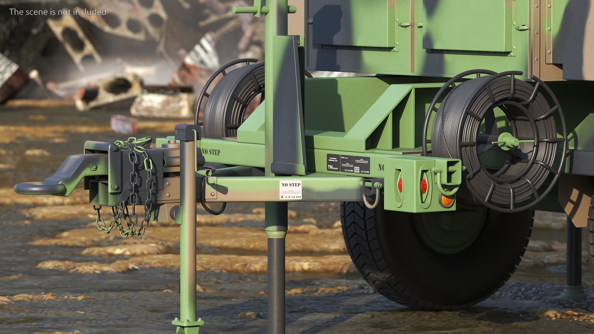 3D MPQ-64 Sentinel Radar Green Camo - TurboSquid 1931087