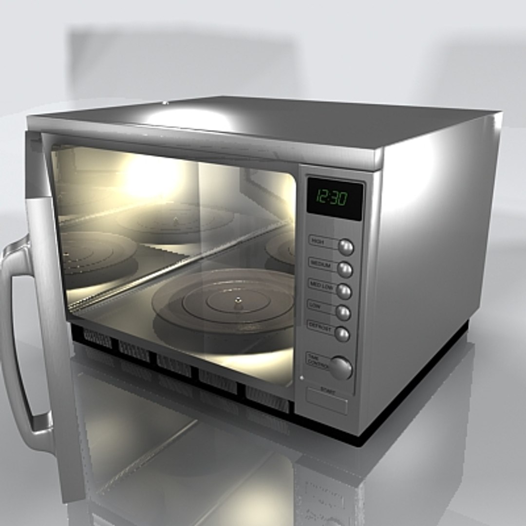 microwave oven 3d model