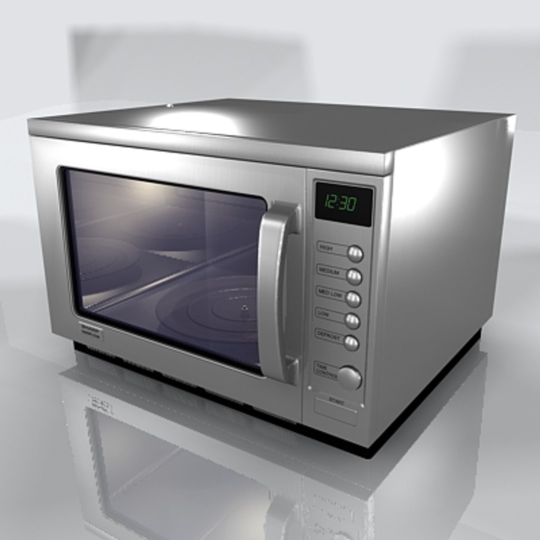 microwave oven 3d model