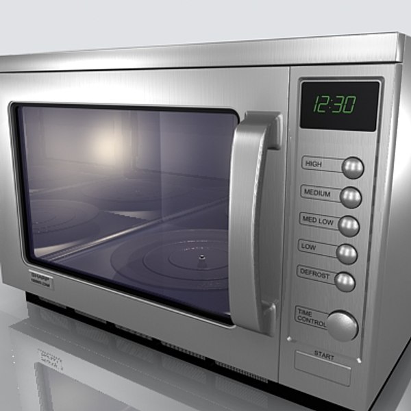microwave oven 3d model