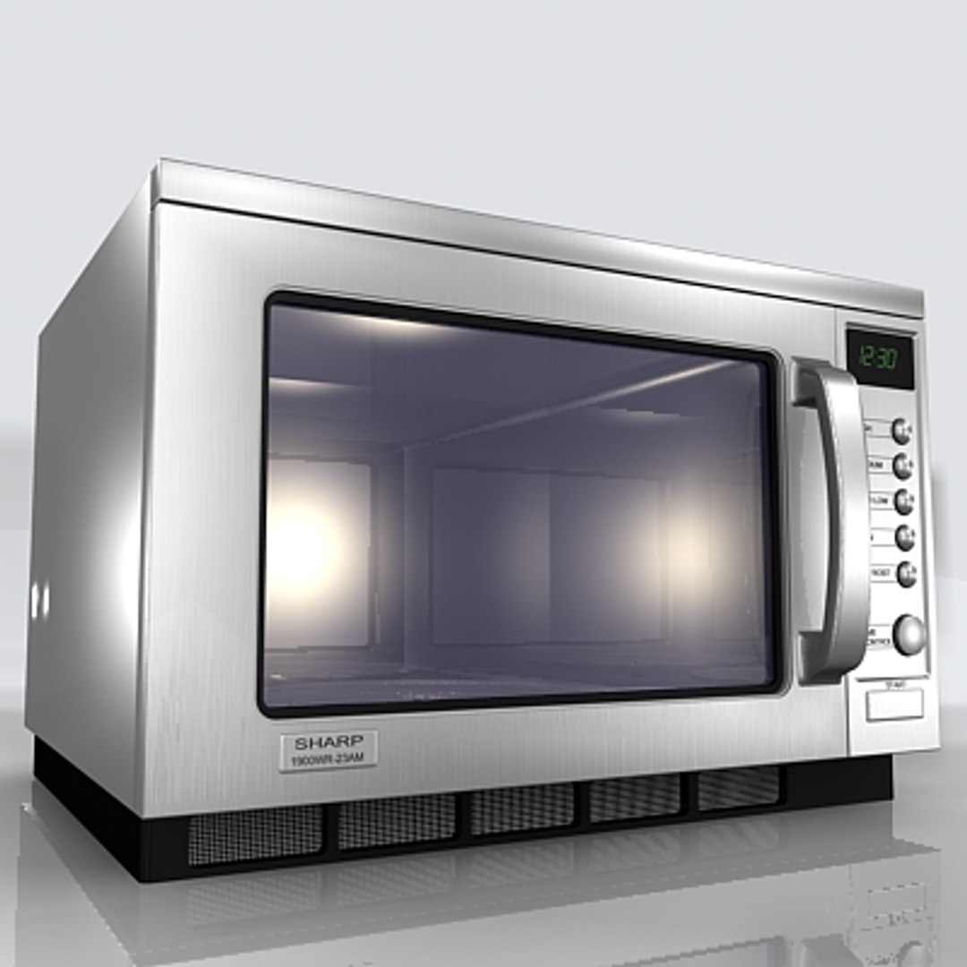 microwave oven 3d model