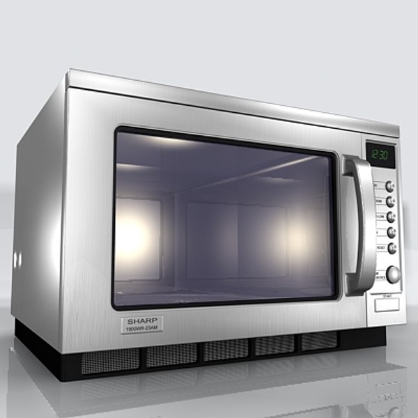 microwave oven 3d model