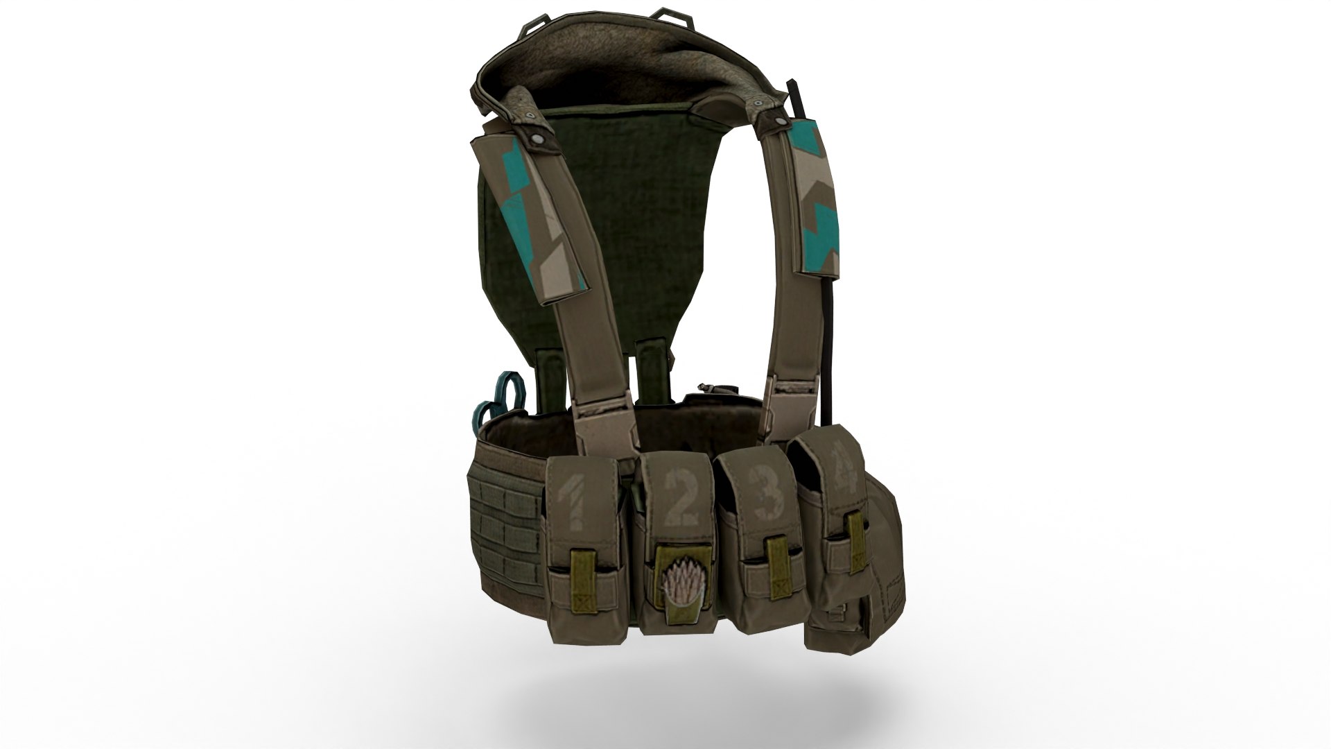 Combat Vest 3D Model 3D Model - TurboSquid 2217036
