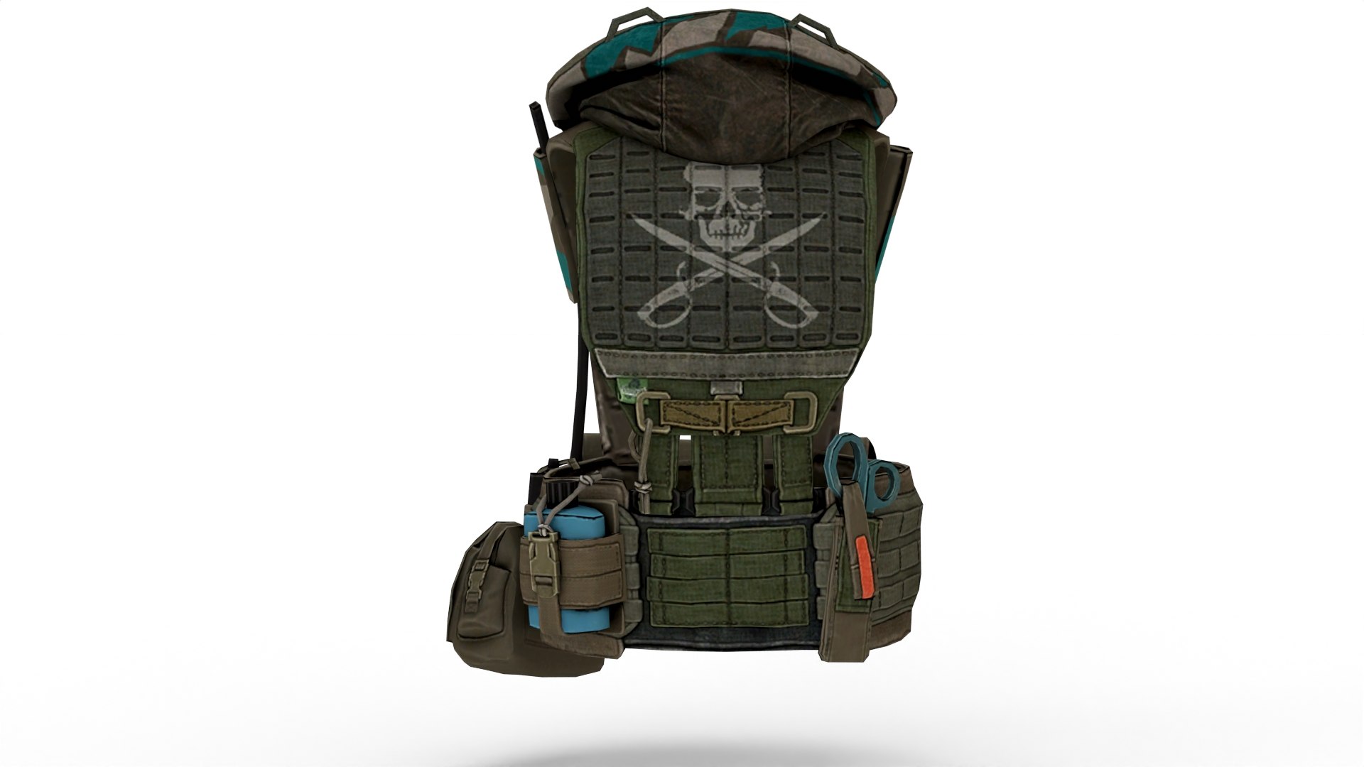 Combat Vest 3D Model 3D Model - TurboSquid 2217036