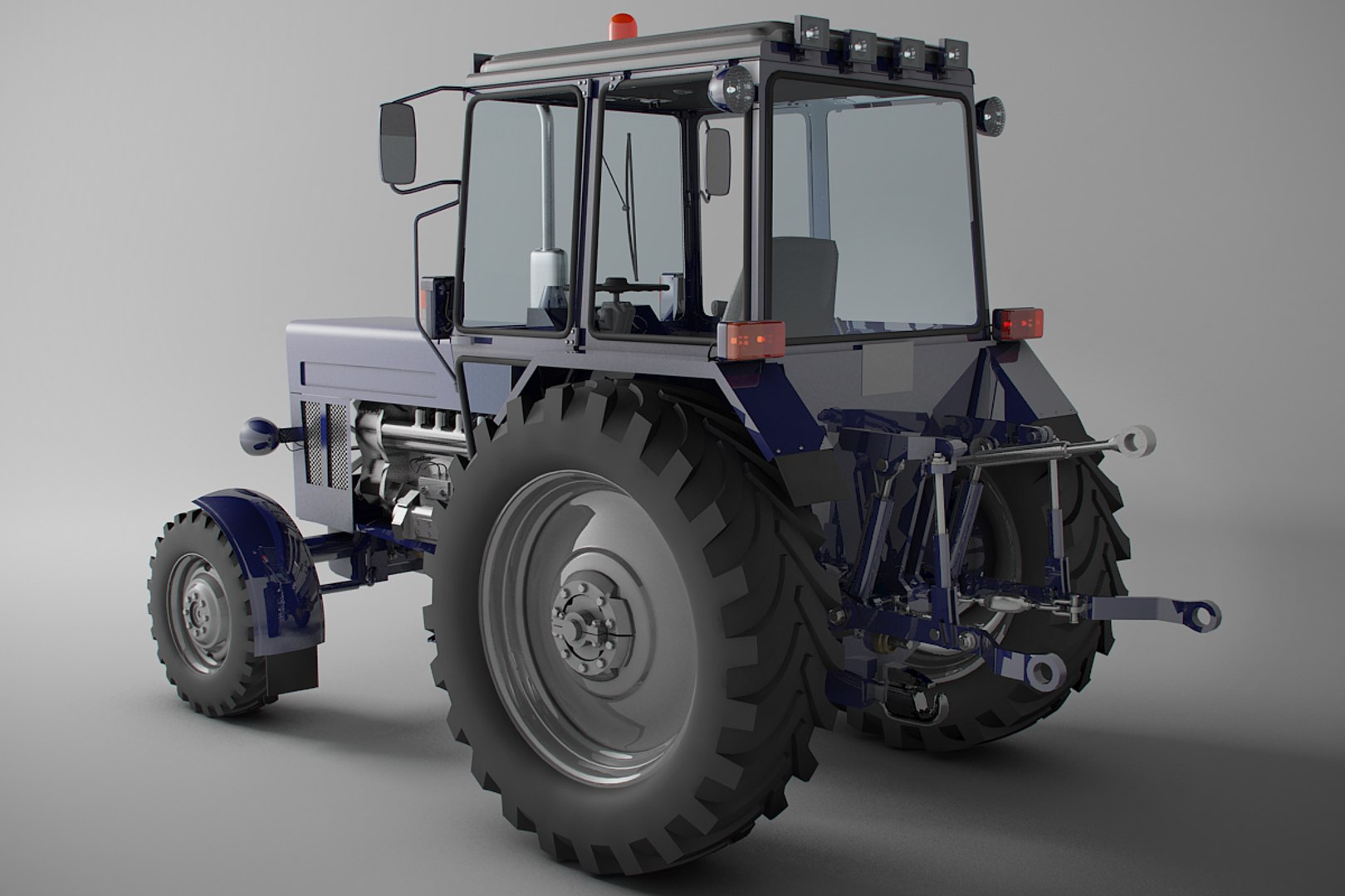 3d Agricultural Mtz-80 Model