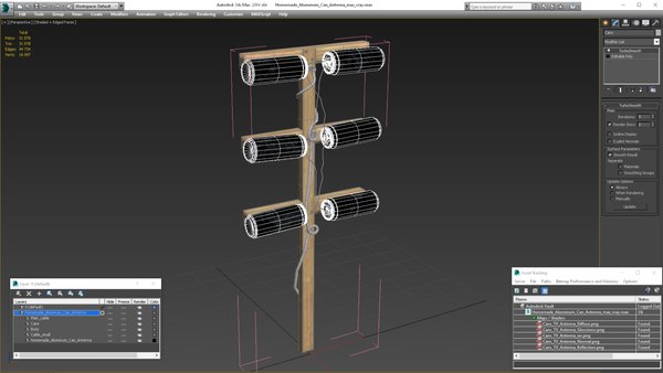 Homemade Aluminum Can Antenna 3D model - TurboSquid 1808159
