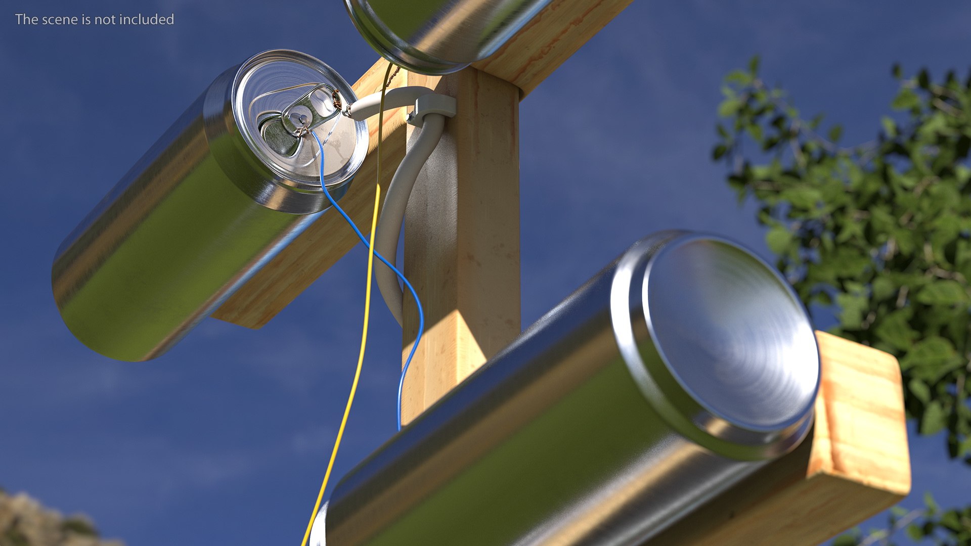 Homemade Aluminum Can Antenna 3D Model - TurboSquid 1808159