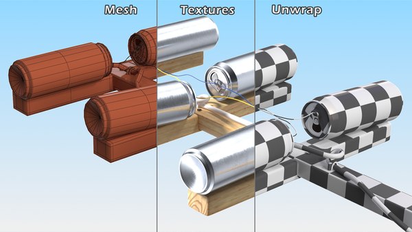 Homemade Aluminum Can Antenna 3D model - TurboSquid 1808159