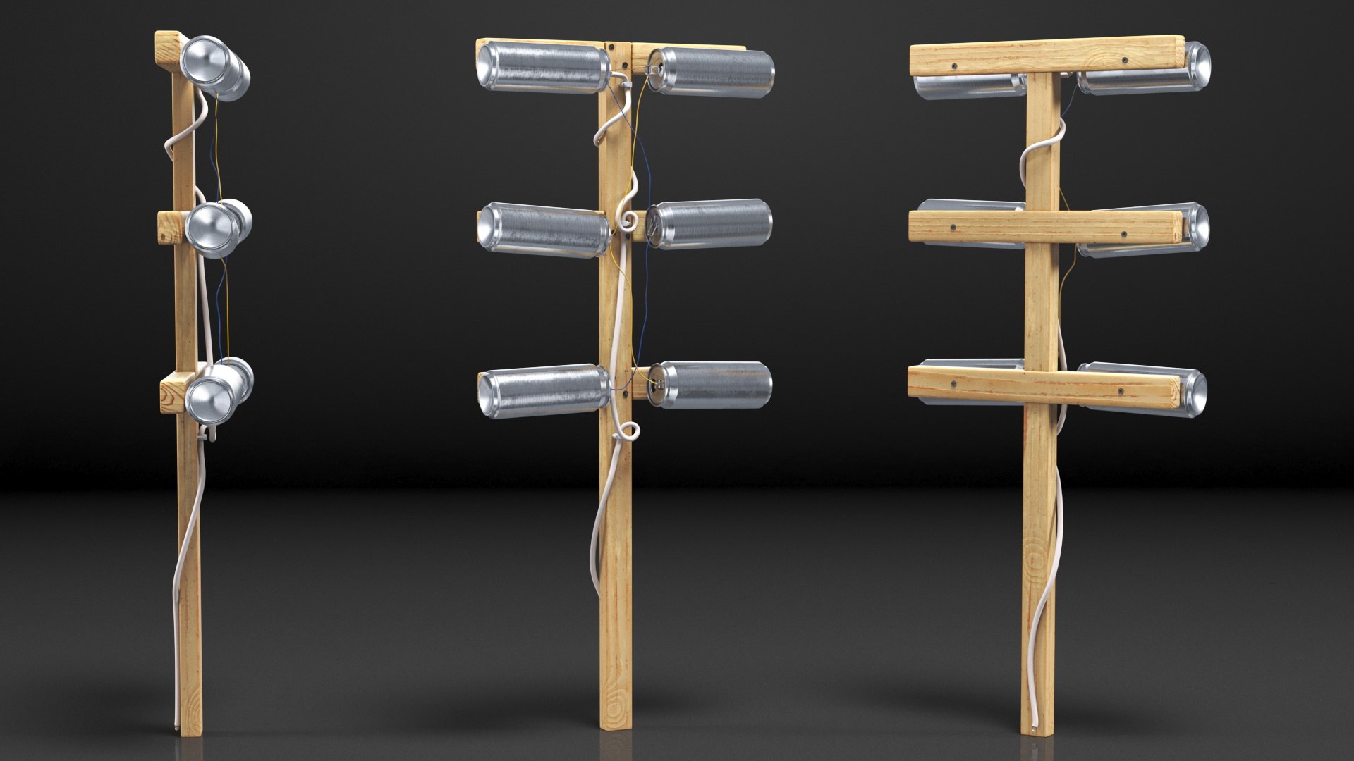 Homemade Aluminum Can Antenna 3D Model - TurboSquid 1808159