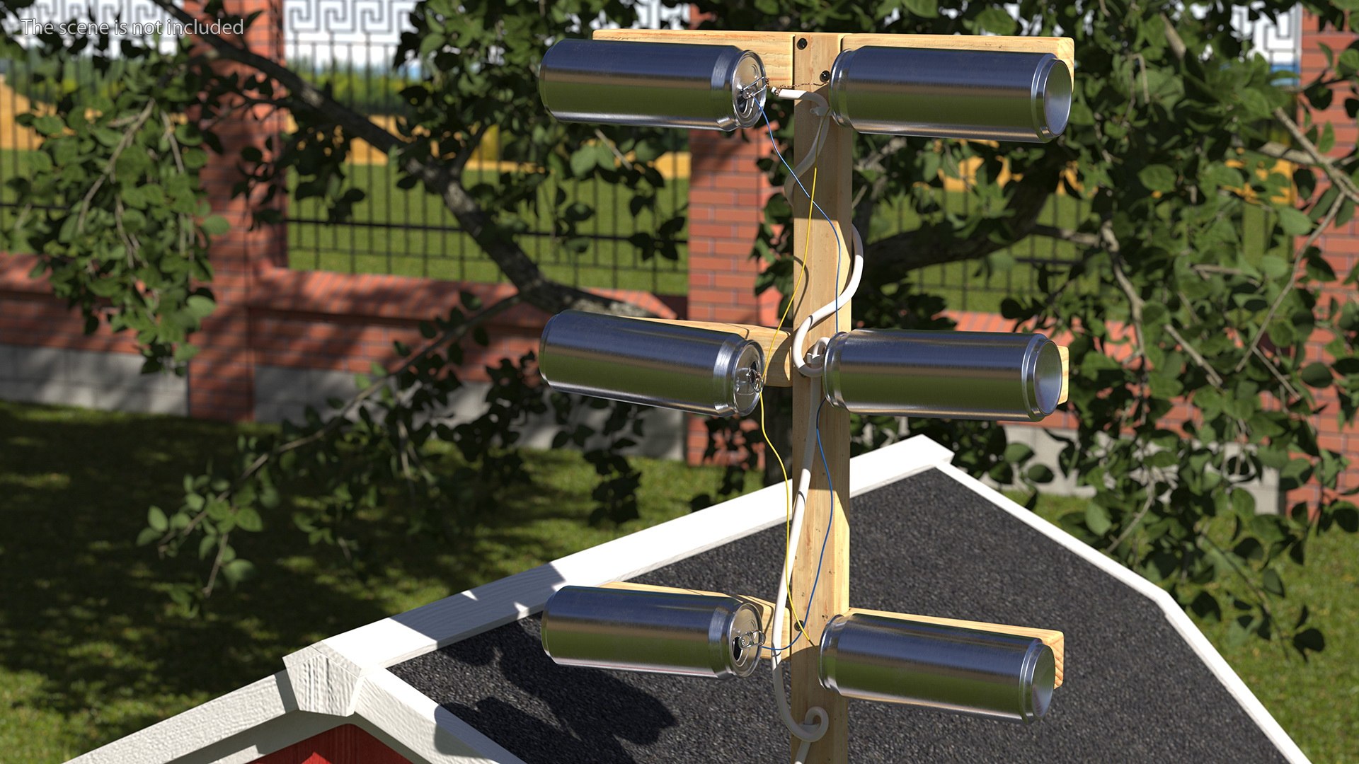 Homemade Aluminum Can Antenna 3D Model - TurboSquid 1808159