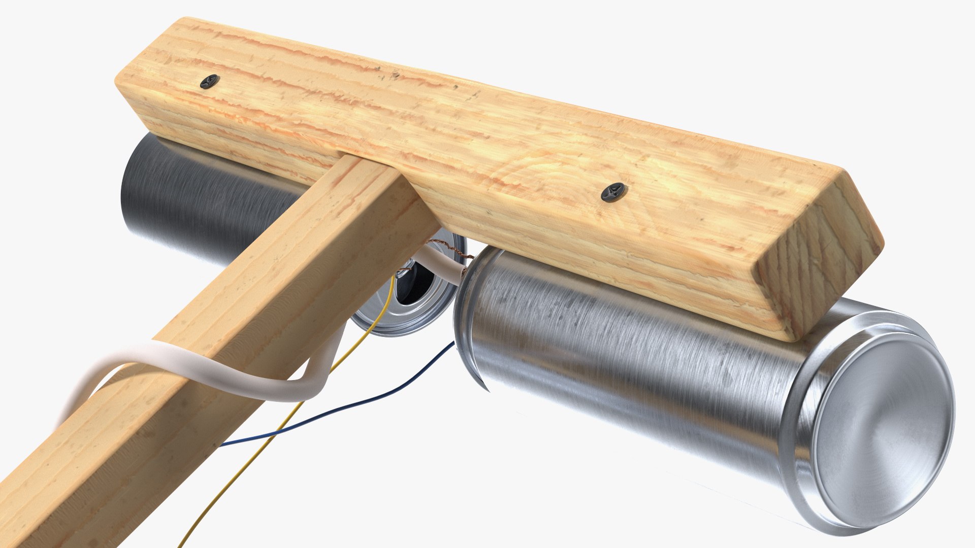 Homemade Aluminum Can Antenna 3D model - TurboSquid 1808159