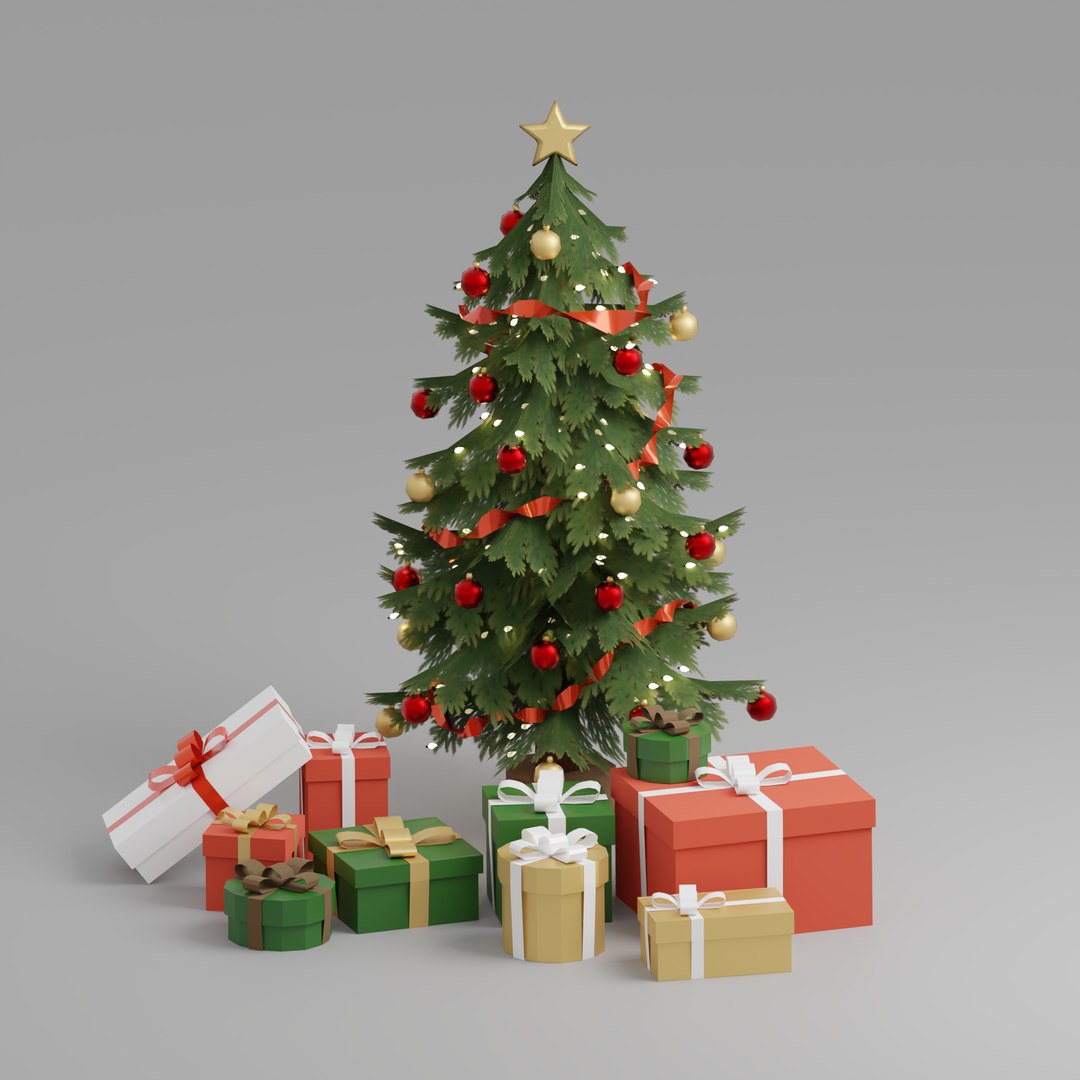 3D Christmas Tree - TurboSquid 1480279