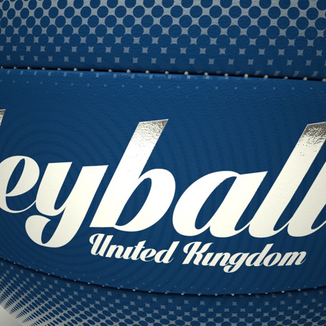 C4d Volleyball Uk Flag Ball