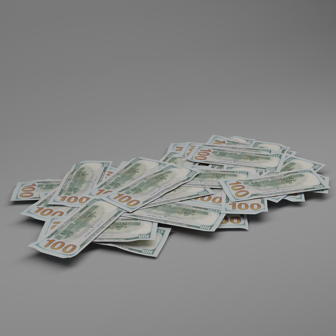 Dollar Stack 3D Model - TurboSquid 1862854