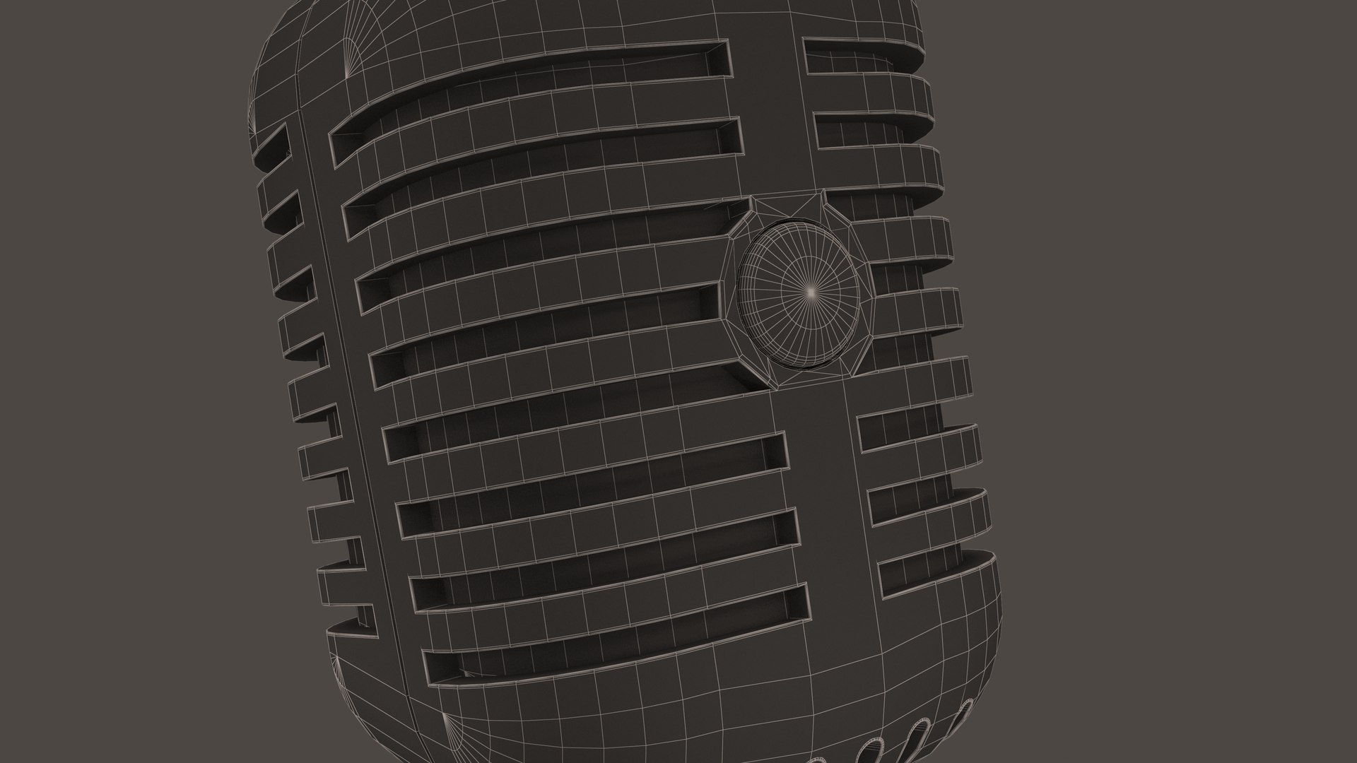 Vintage Classic Microphone 3D Model - TurboSquid 1851338