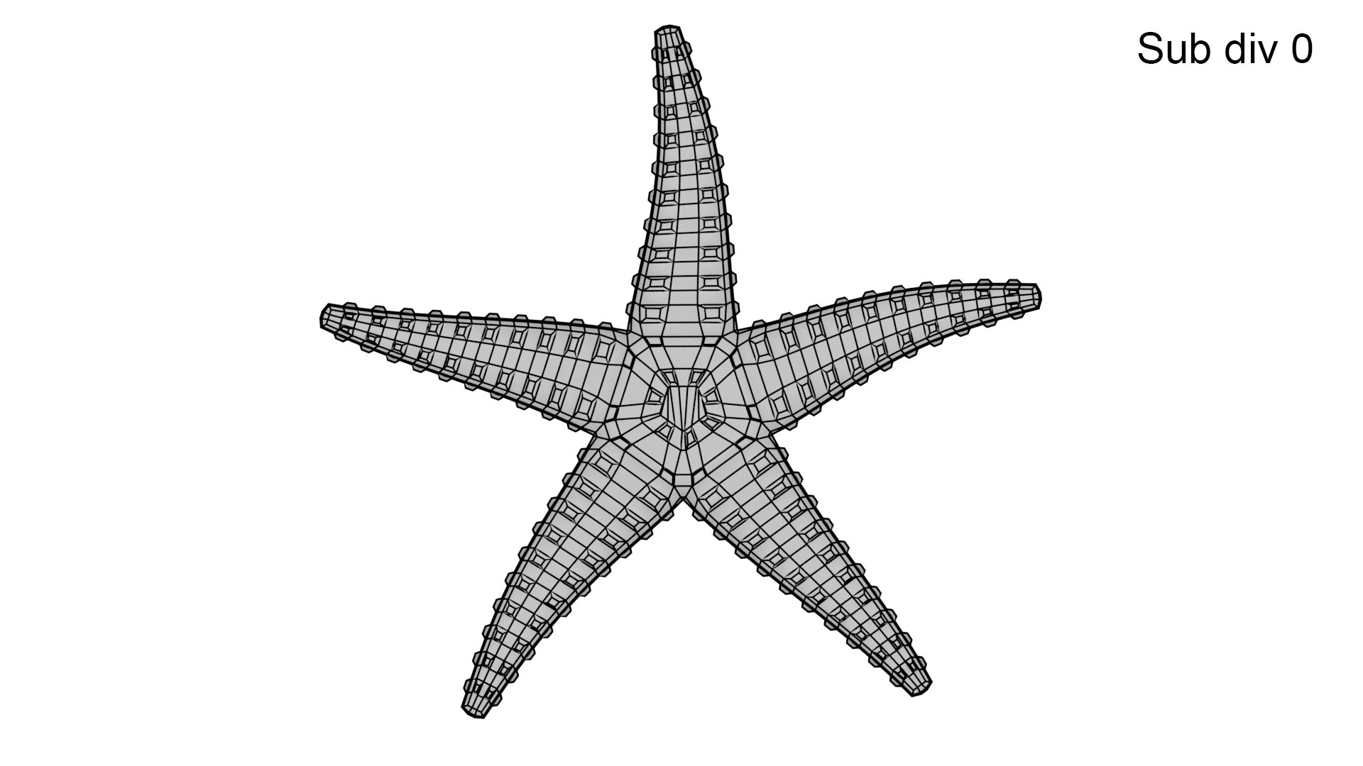 Starfish1 Model - TurboSquid 2075310