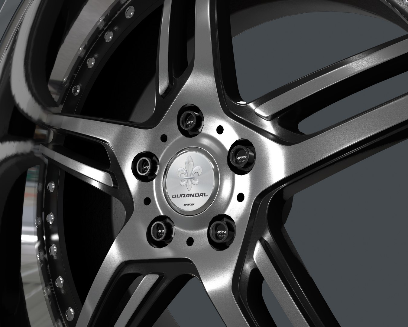 Rim Durandal Work Wheels 3D Model - TurboSquid 1440731