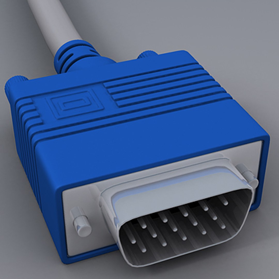 Vga Cable 3d Max