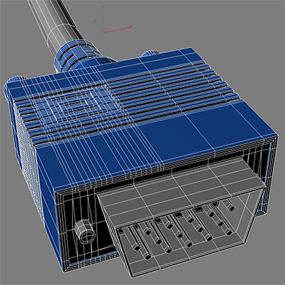 Vga Cable 3d Max