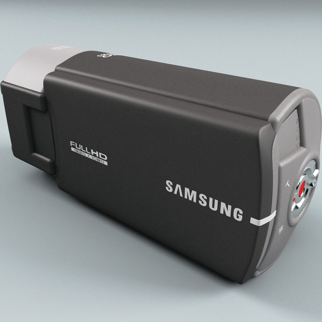 Hd Camcorder Samsung Q10 3d Model