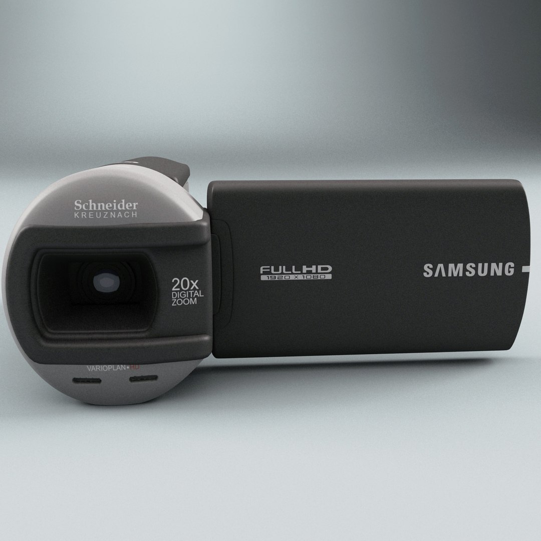 Hd Camcorder Samsung Q10 3d Model