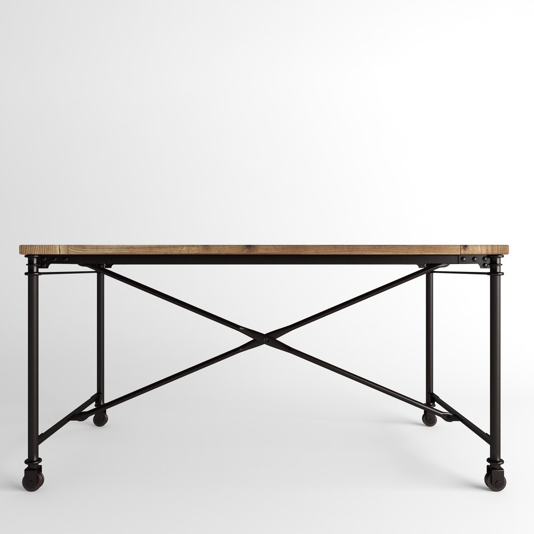 3d metal flatiron table
