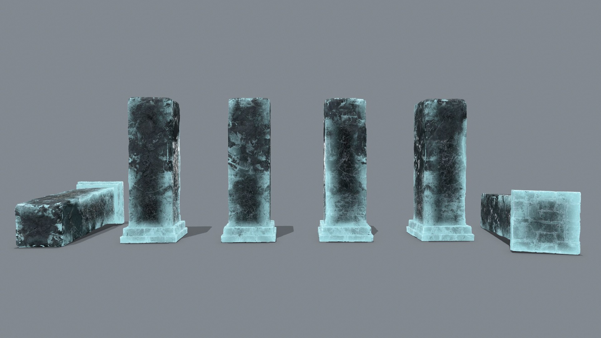 3D Monument Ruins Model - TurboSquid 2200695