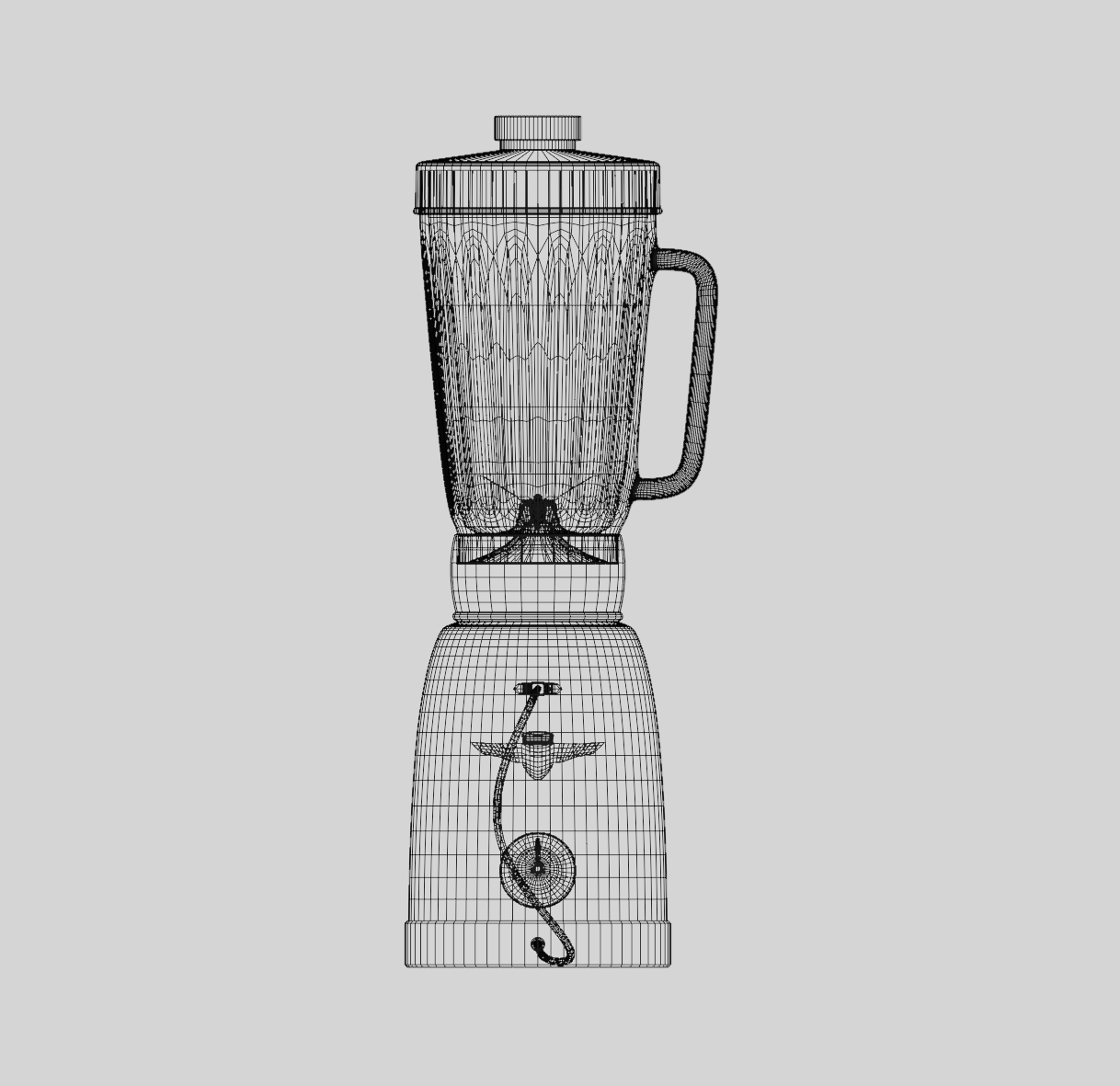 3D 50s Vintage Blender model - TurboSquid 1844518