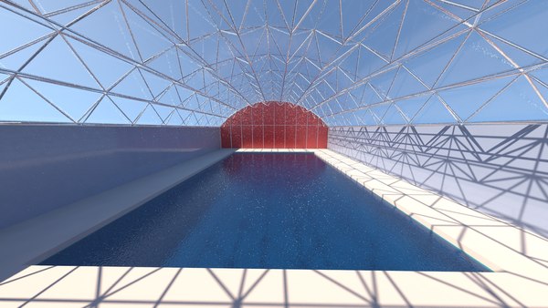 3D Parametric vault roof model - TurboSquid 1760936