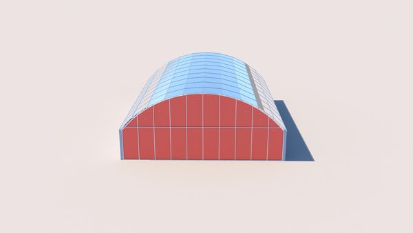3D Parametric vault roof model - TurboSquid 1760936