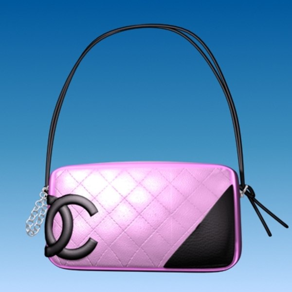 3d chanel ligne designer bag model