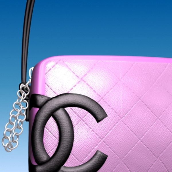 3d chanel ligne designer bag model