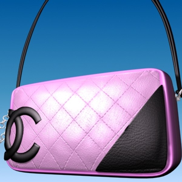 3d chanel ligne designer bag model