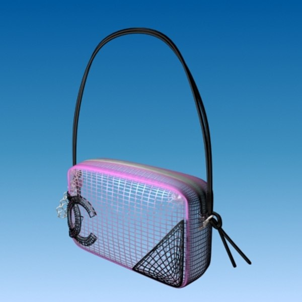 3d chanel ligne designer bag model