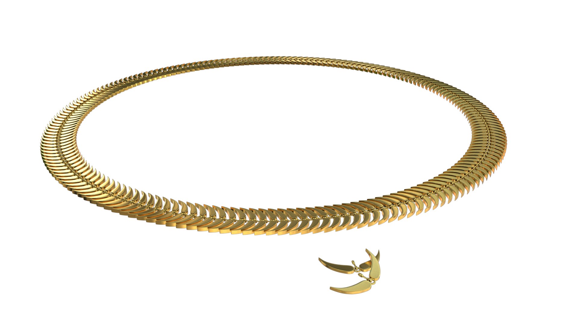 Chain Necklace Design 3D Model - TurboSquid 1994361