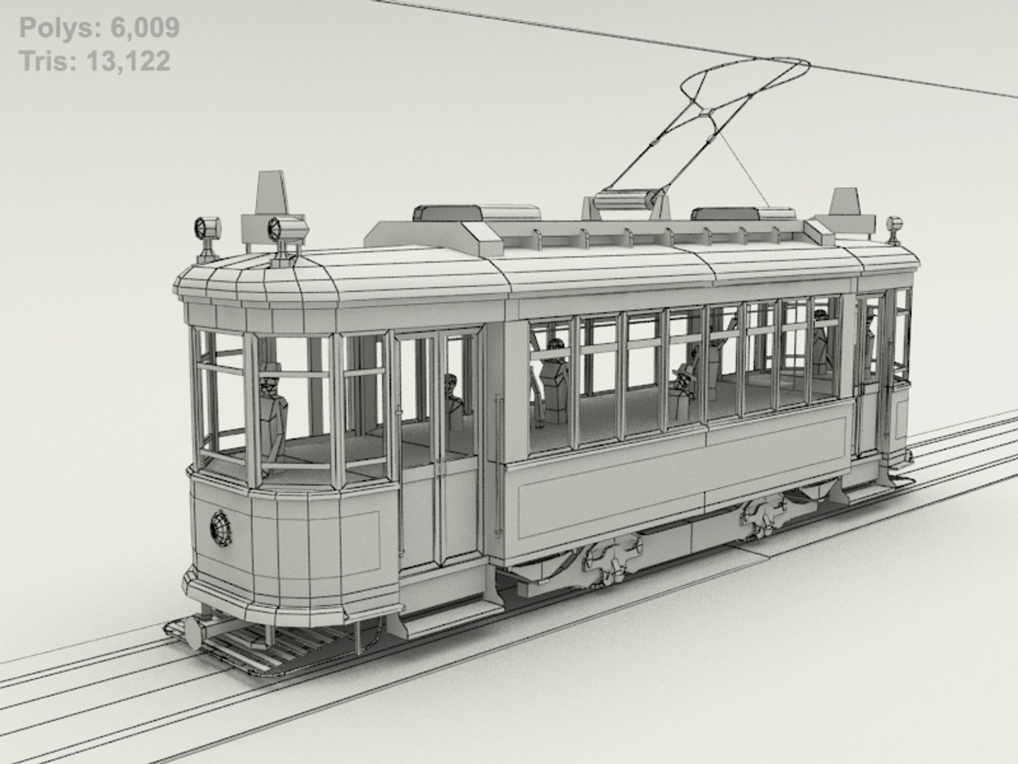 Tram model - TurboSquid 1188893