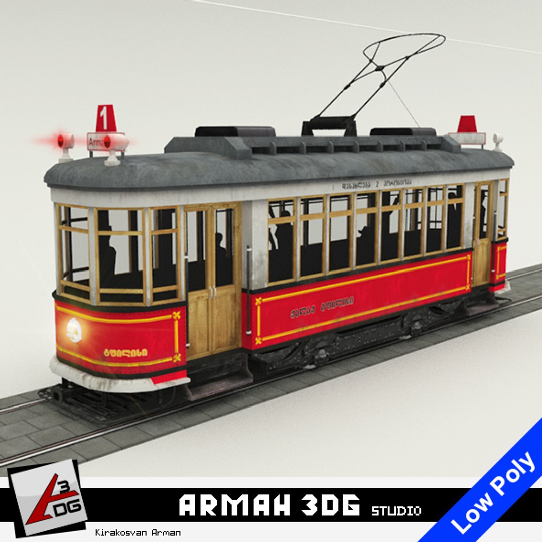 Tram model - TurboSquid 1188893