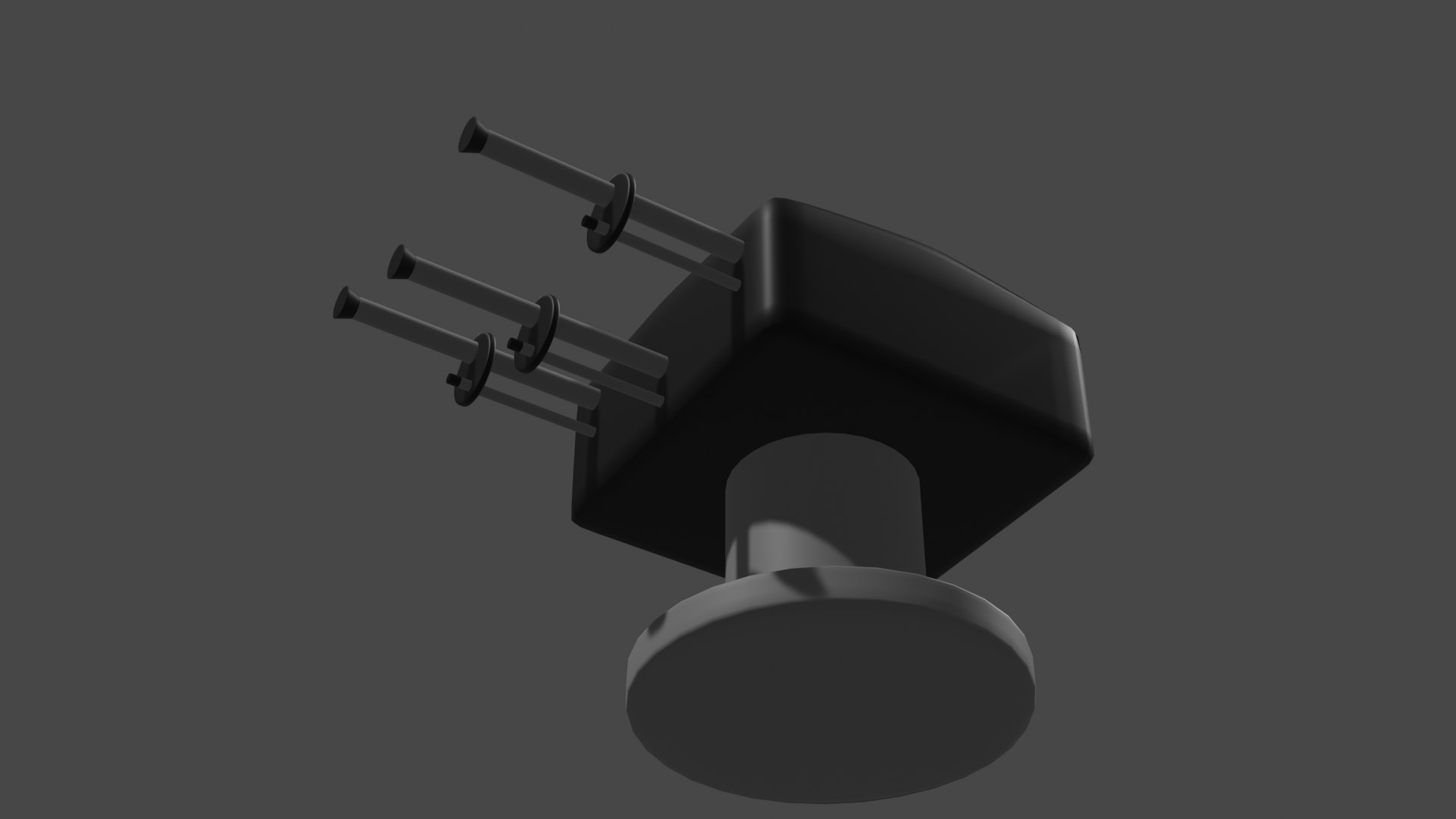 3D Turret Barrel - TurboSquid 1645994