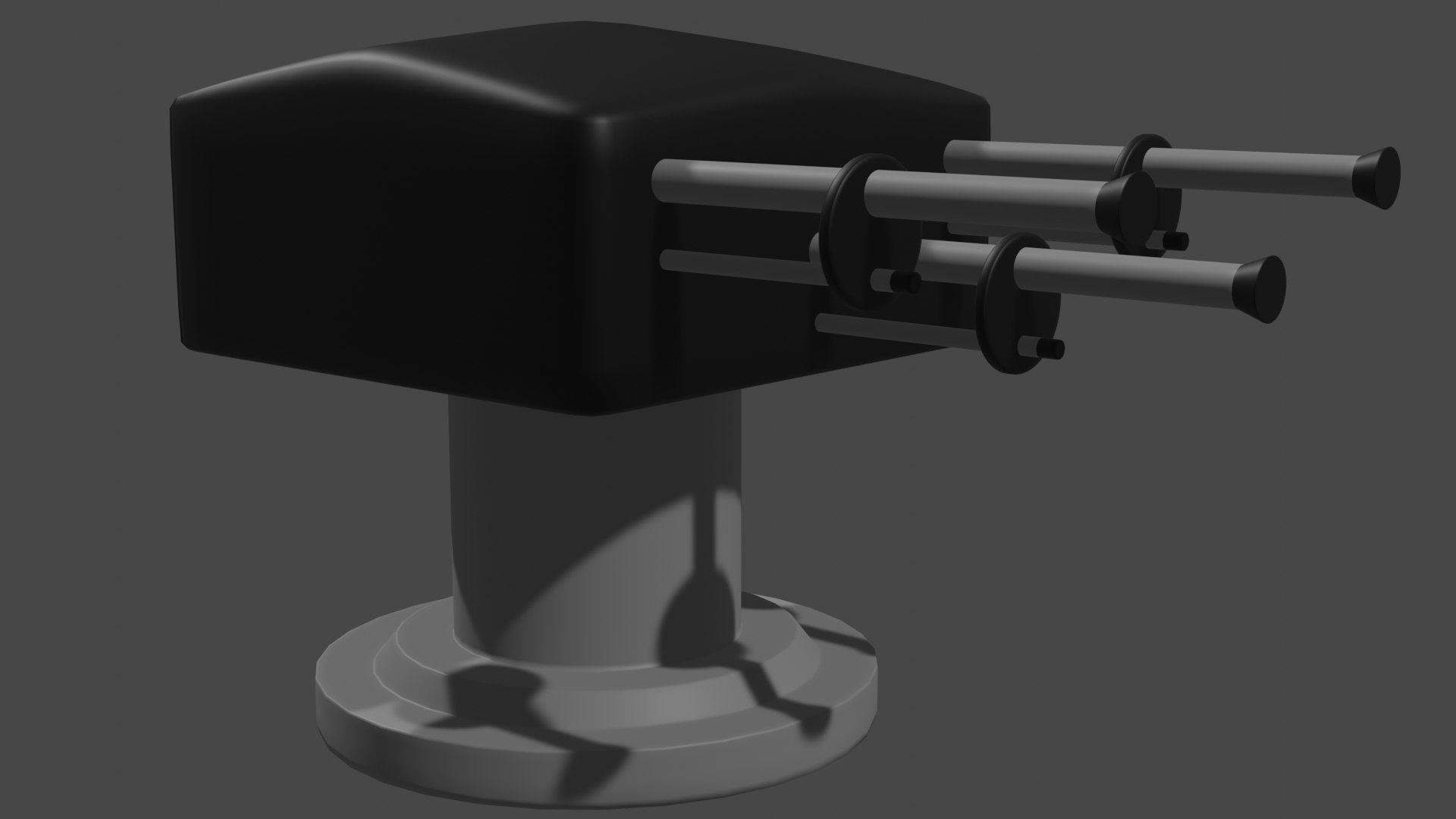 3D Turret Barrel - TurboSquid 1645994