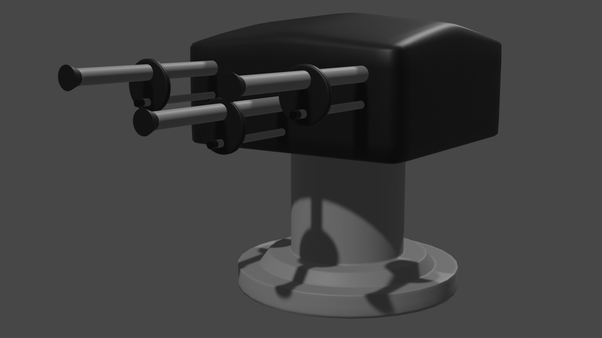 3D Turret Barrel - TurboSquid 1645994