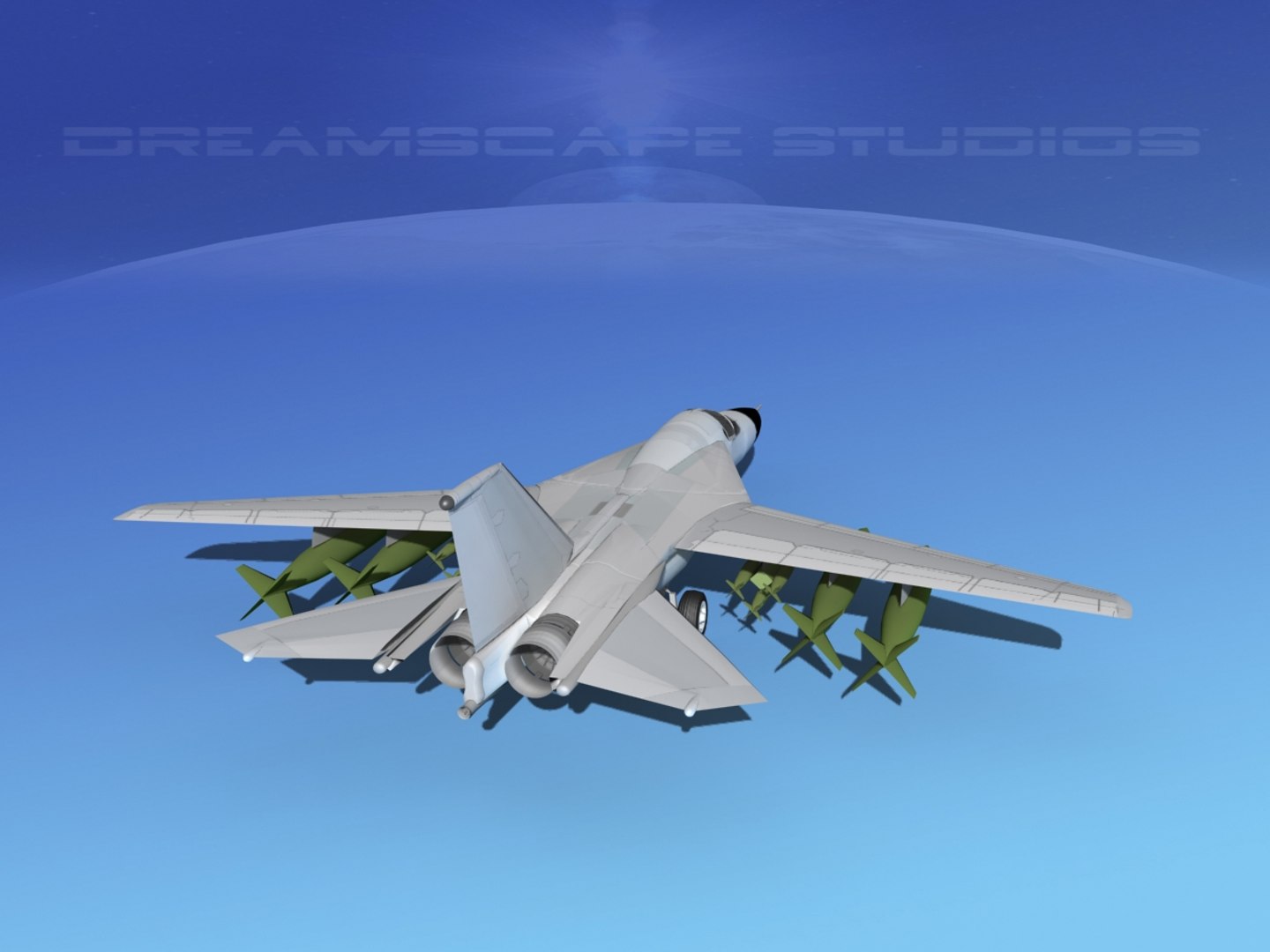 3d model bomber fb-111