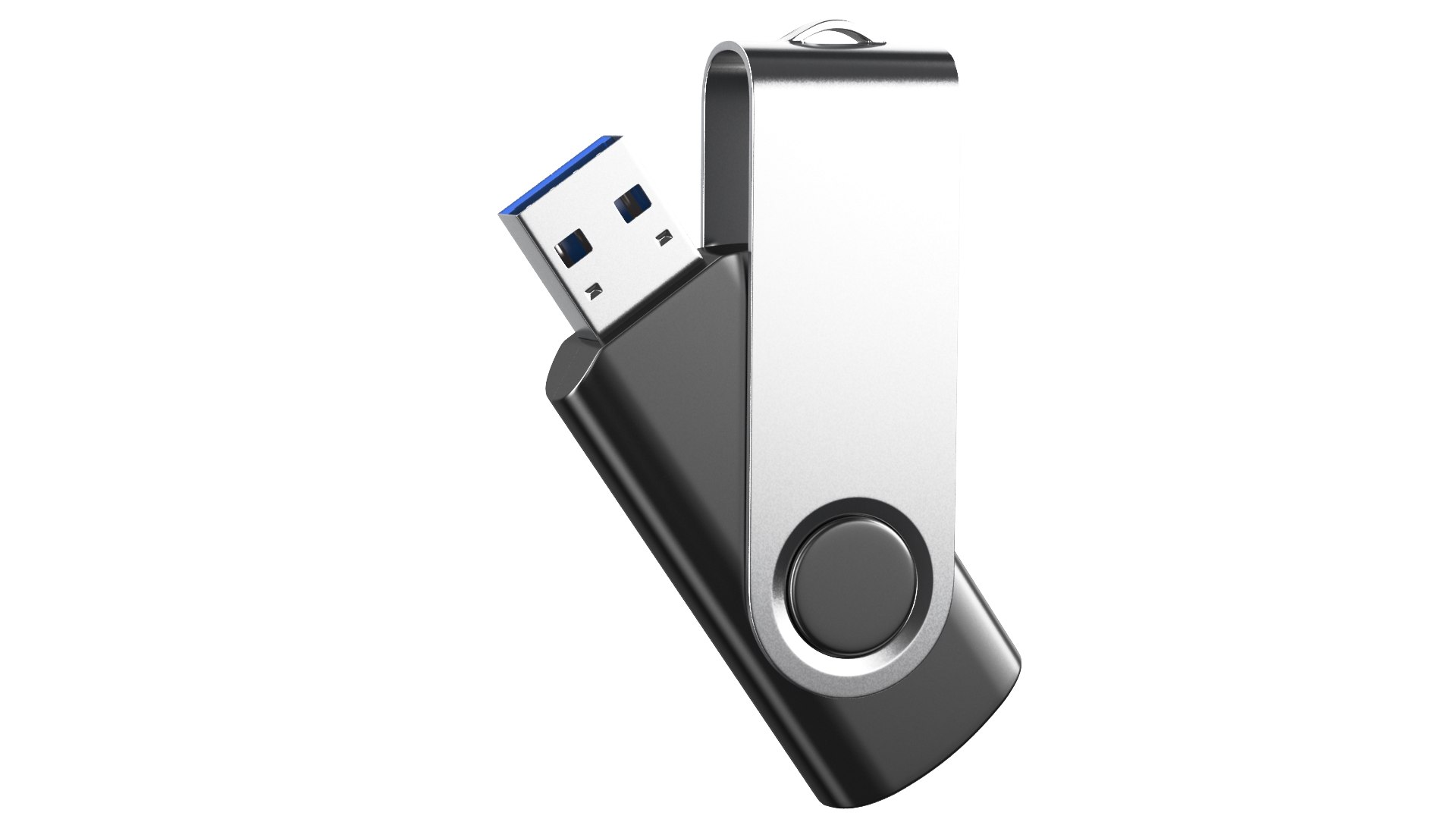 3D Two Detailed USB Flash Drivers Model - TurboSquid 2114347