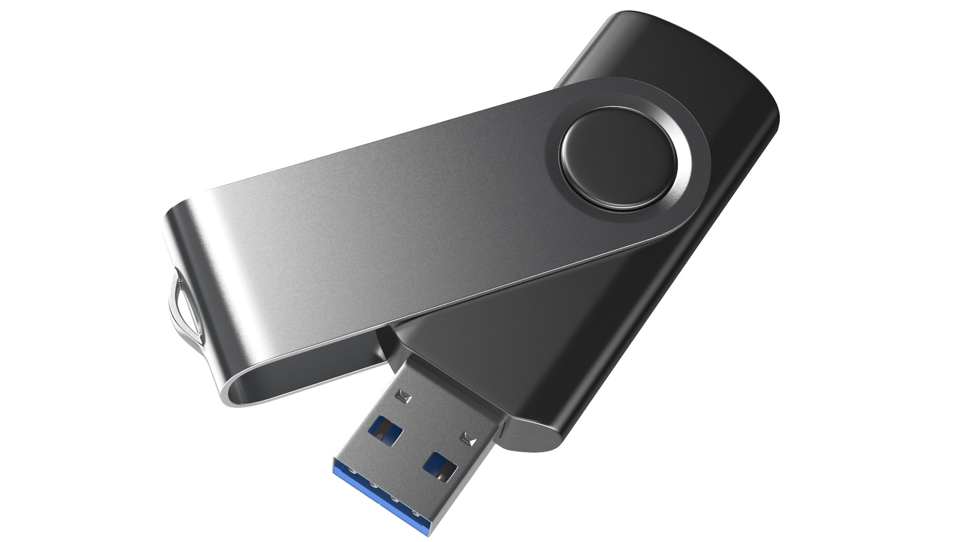 3D Two Detailed USB Flash Drivers Model - TurboSquid 2114347