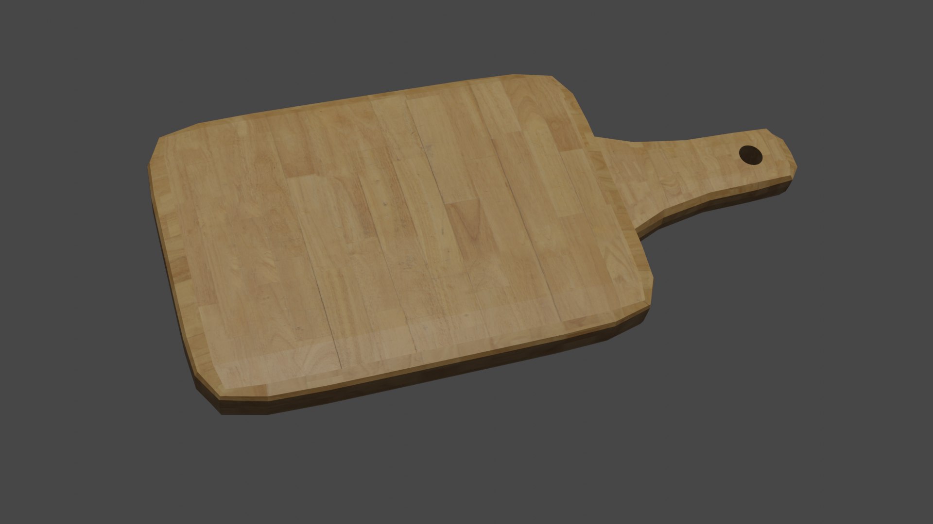 Simple Cutting Board 3D model - TurboSquid 2086326