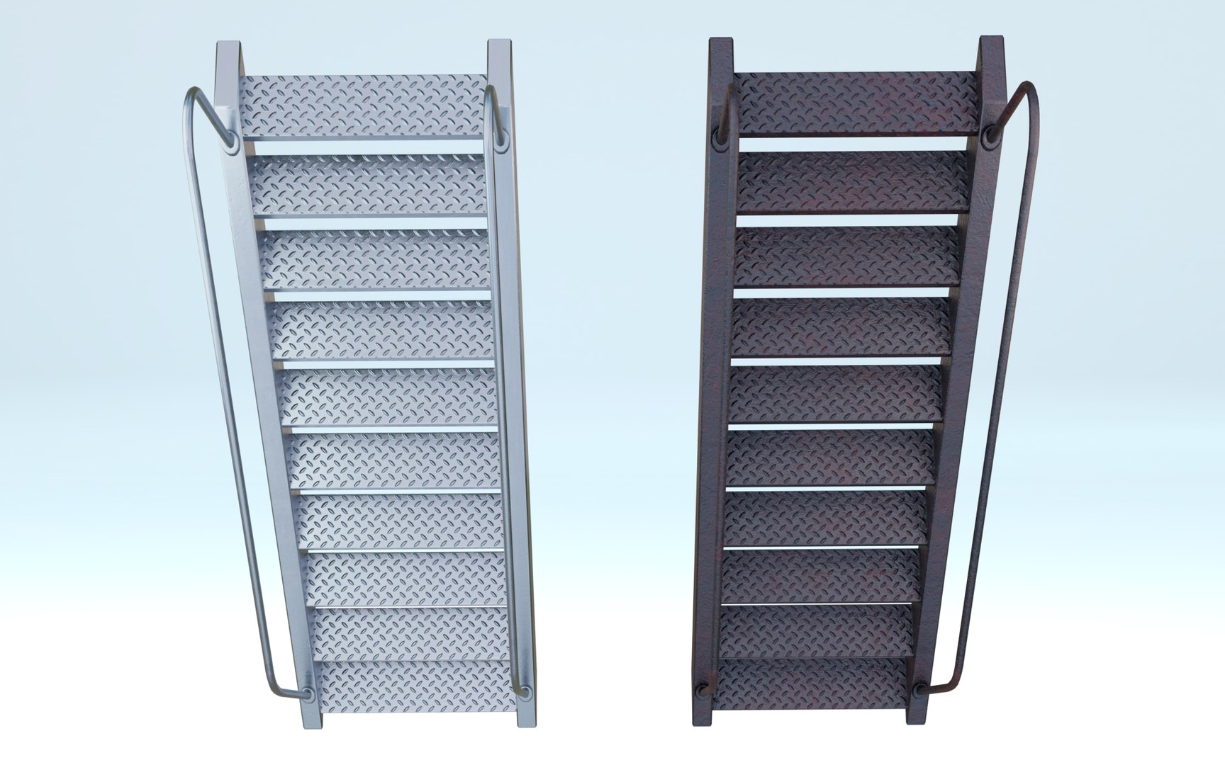 Steel Ladder 3D Model - TurboSquid 1845517