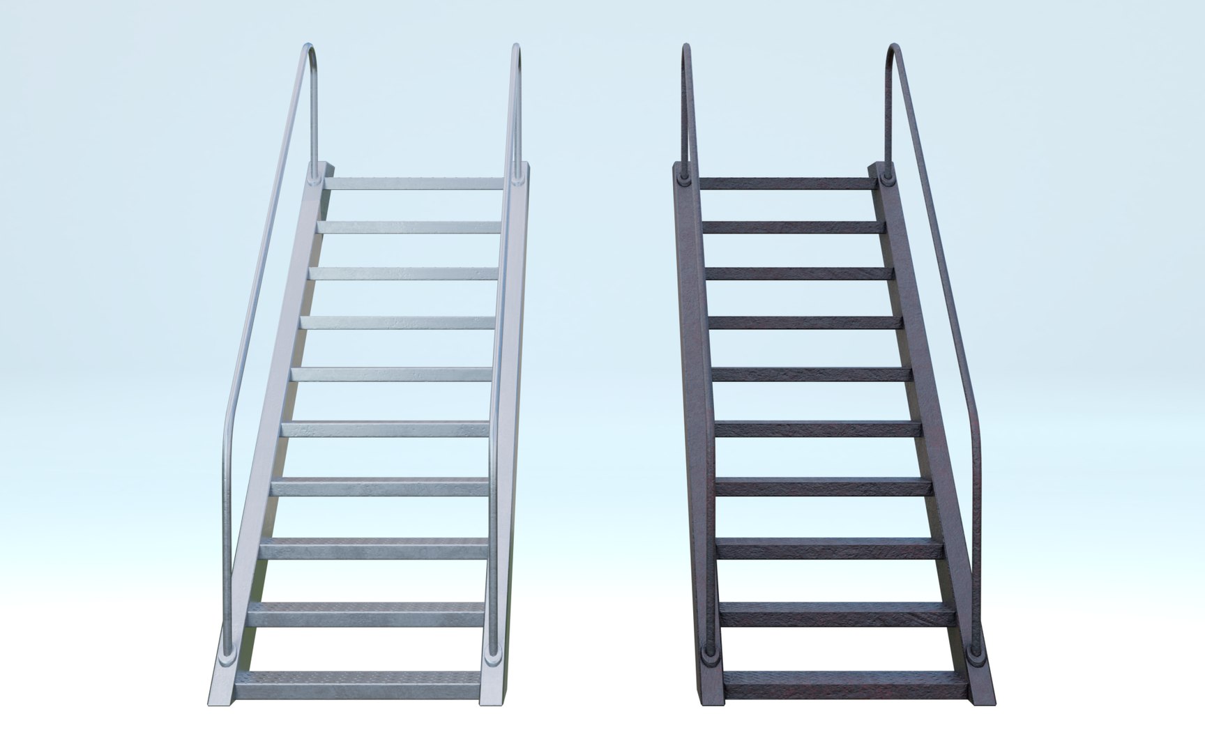Steel Ladder 3D Model - TurboSquid 1845517