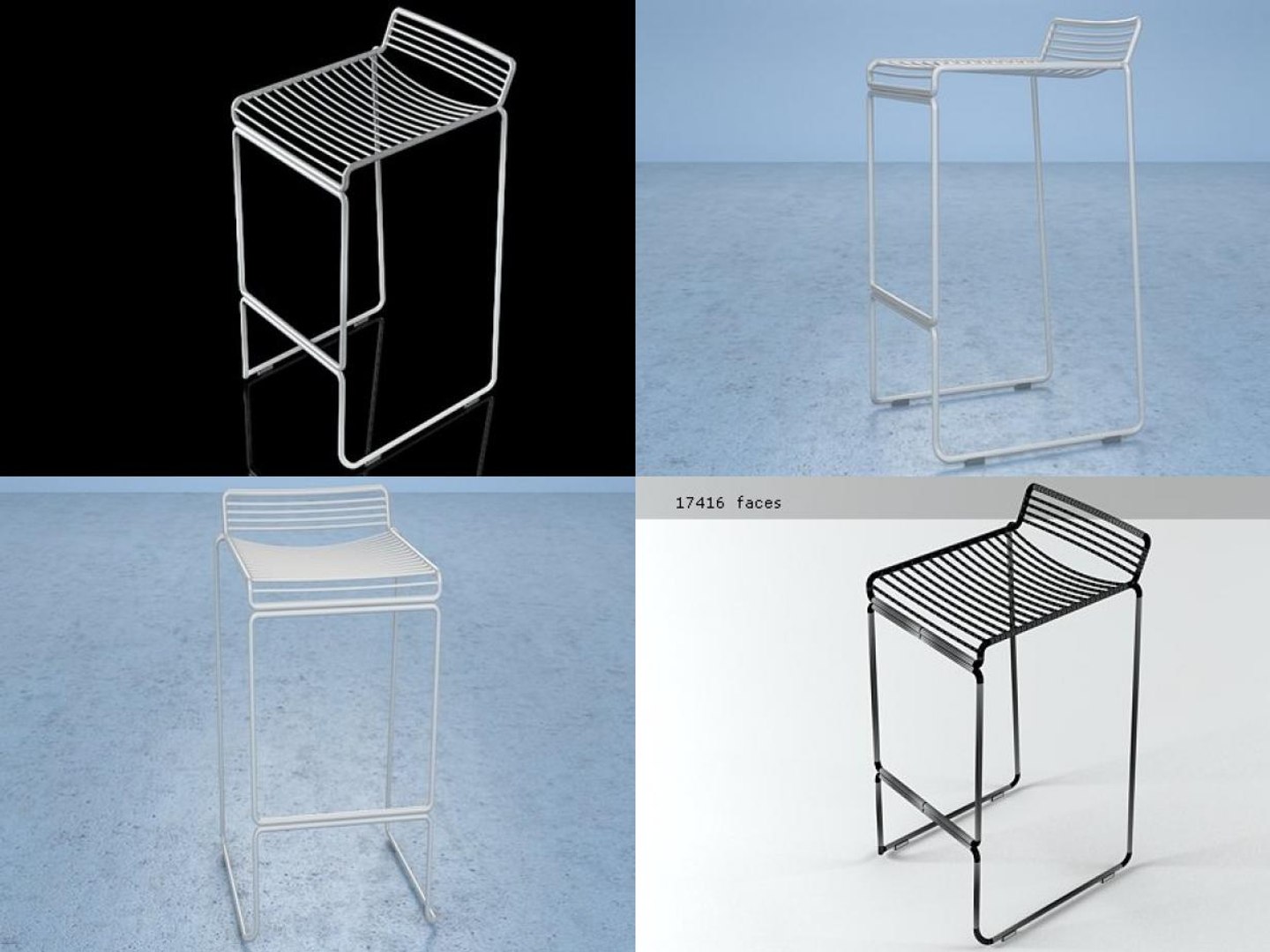 3D hee stool - TurboSquid 1185341