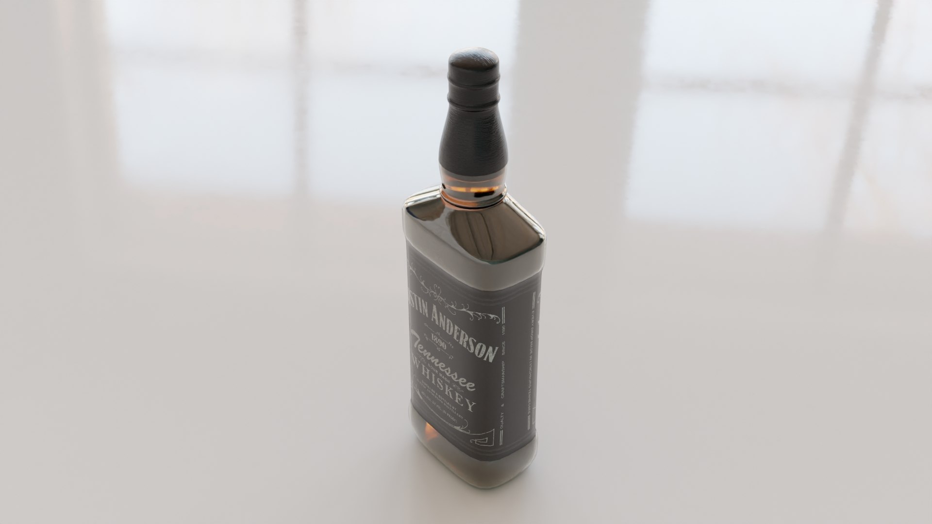 Whiskey Bottle Model - TurboSquid 2182462