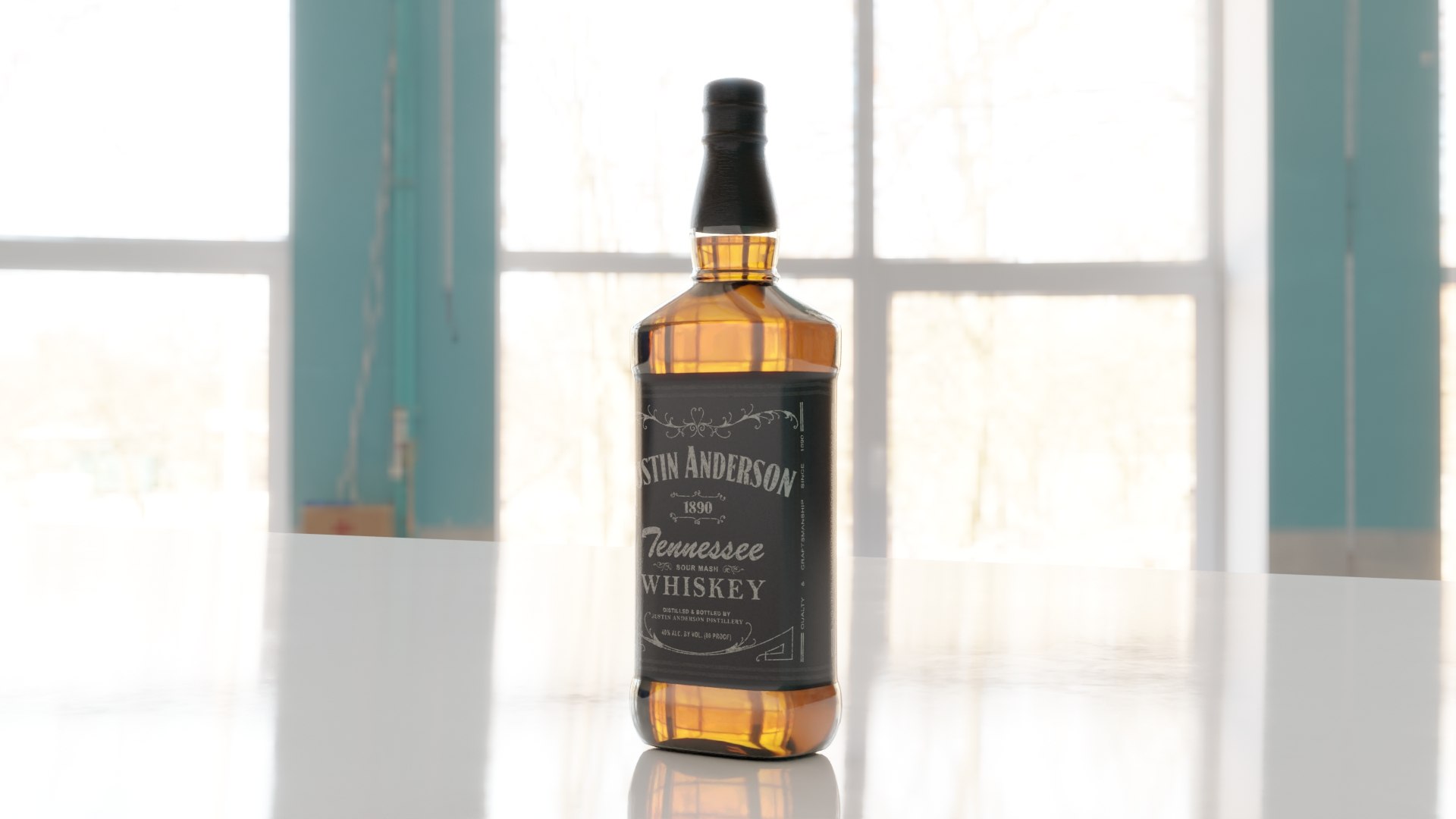 Whiskey Bottle Model - TurboSquid 2182462