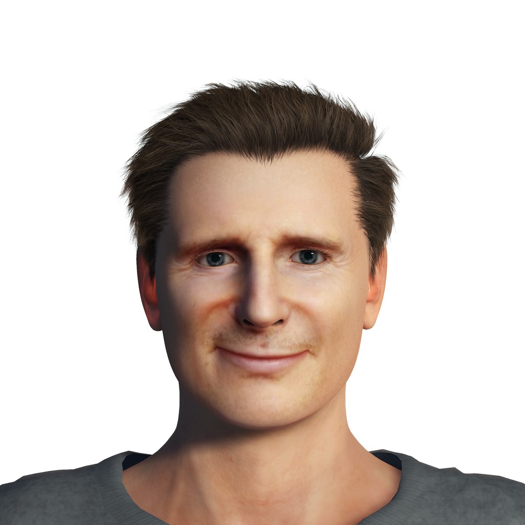 3D Liam Neeson Rigged Ready For Animation Model - TurboSquid 2058224